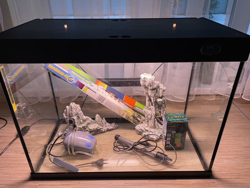 Аквариум ссб 70 литров, полный комплект