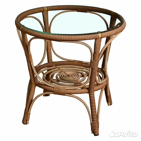 Кофейный столик из искусственного ротанга (Бамбук) купить в Шатуре ...