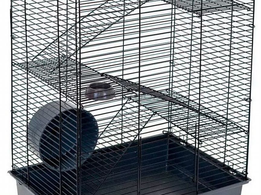 Дарэлл 4034беж-черн ECO Клетка для грызунов гоша-4