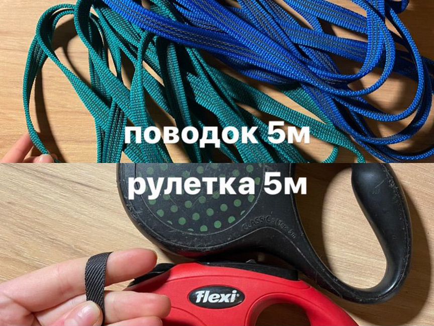 Поводок для собак, рулетка для выгула