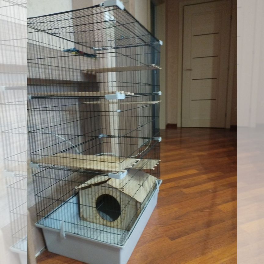 Клетка для шиншиллы и других грызунов