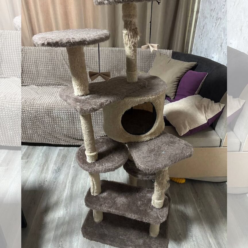 Когтеточка домик для кошки