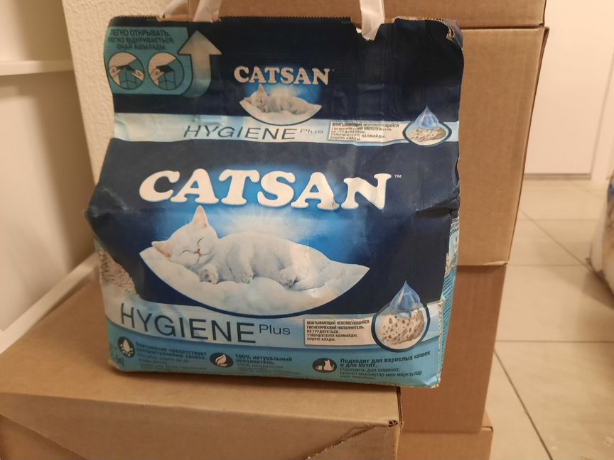Кетсан 10л Наполнитель для кошек Catsan 10 л