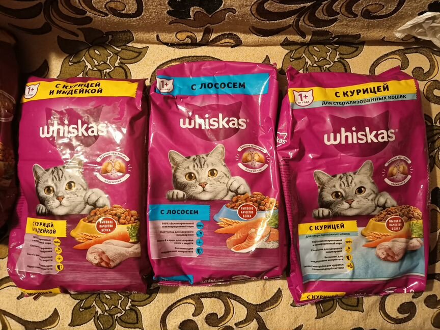 Whiskas с подушечками 1,9кг