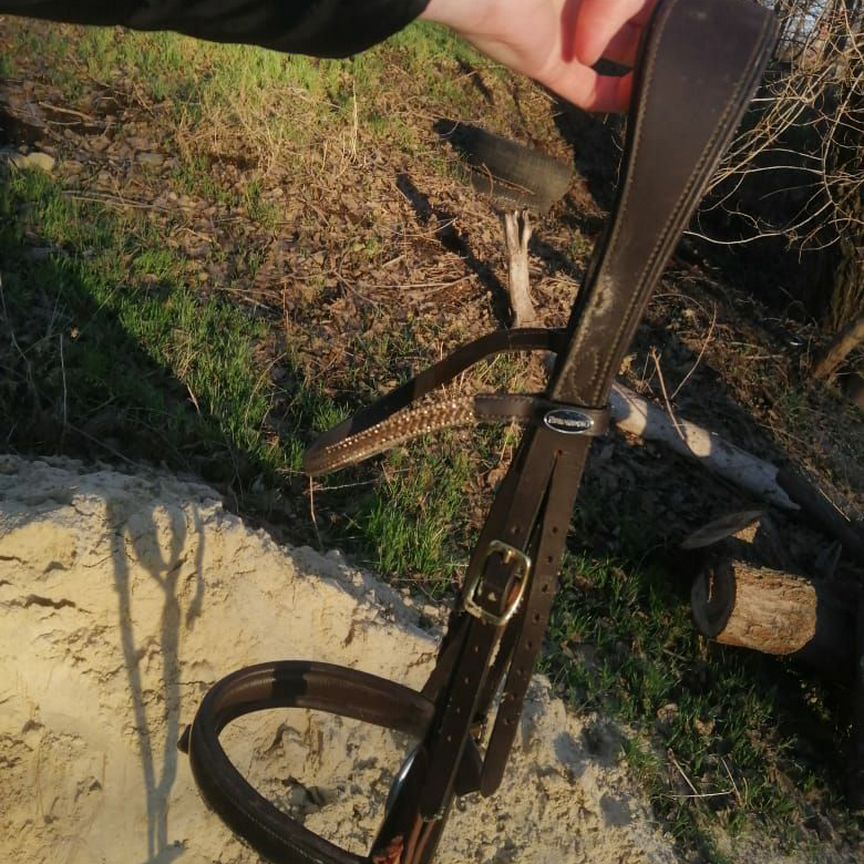 Уздечка коричневая