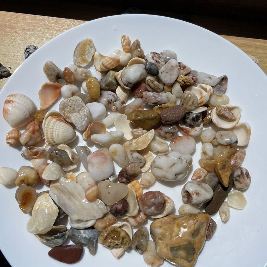 Камень галька морская