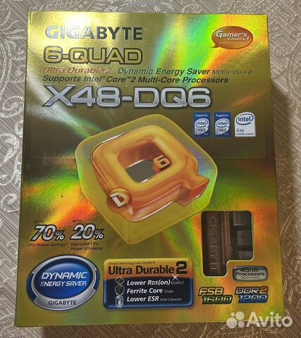 Новая материнская плата gigabyte GA-X48-DQ6 новая купить в Москве | Электроника | Авито