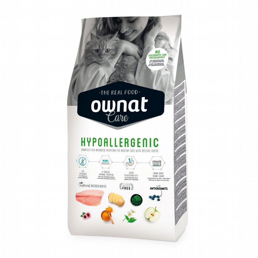 Гипоаллергенный корм для кошек Ownat