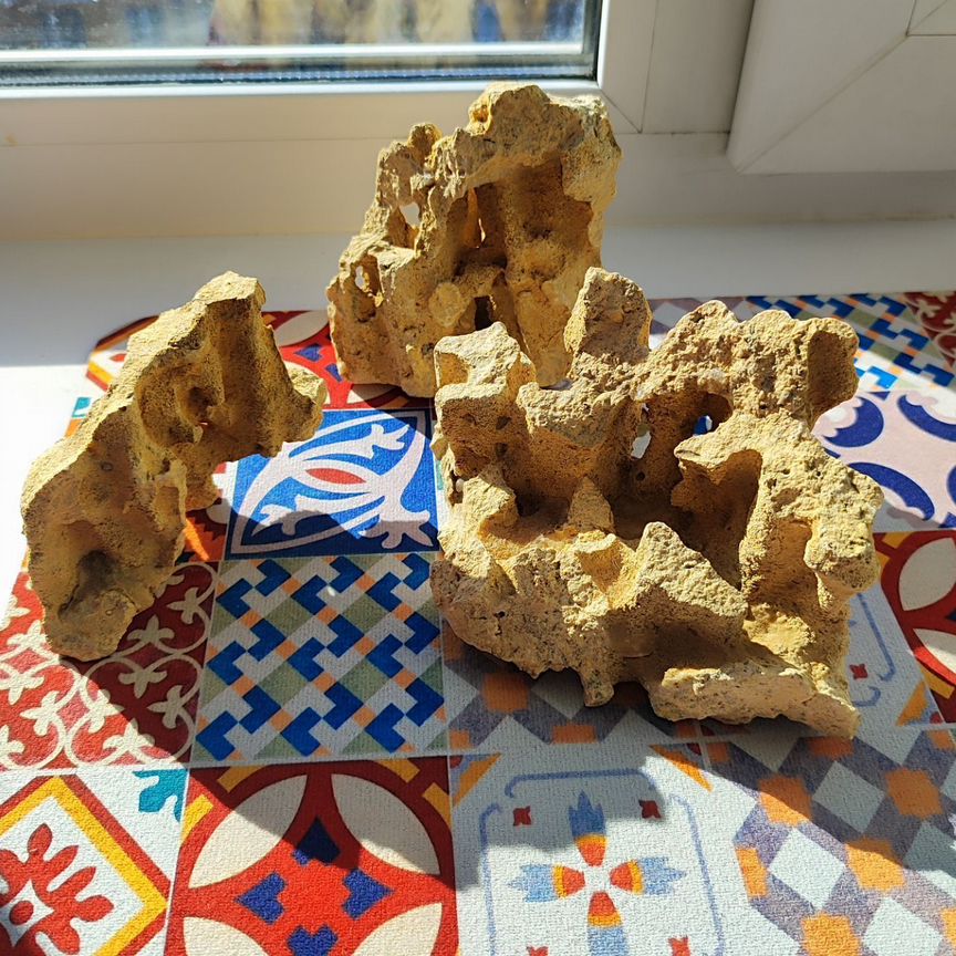 Камни для аквариума (песчаник)