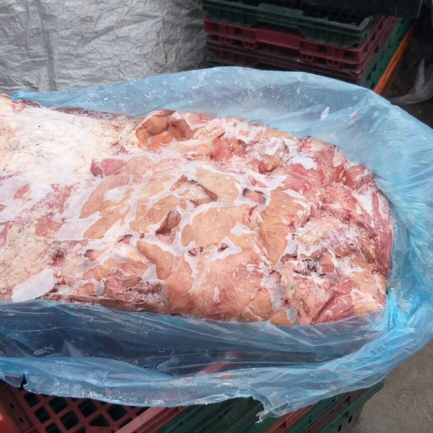 Обрезки вымени говяжьей замороженное
