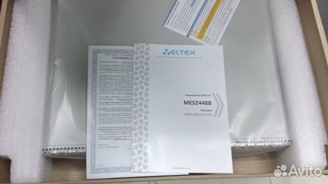 Коммутатор Eltex MES2448B купить в Москве | Электроника | Авито