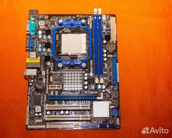 Материнская плата AMD AM3+ ASRock 960GM-GS3 FX купить в Челябинске ...