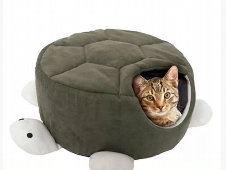 Домик кошек/собачек, в виде черепахи Turtle Green