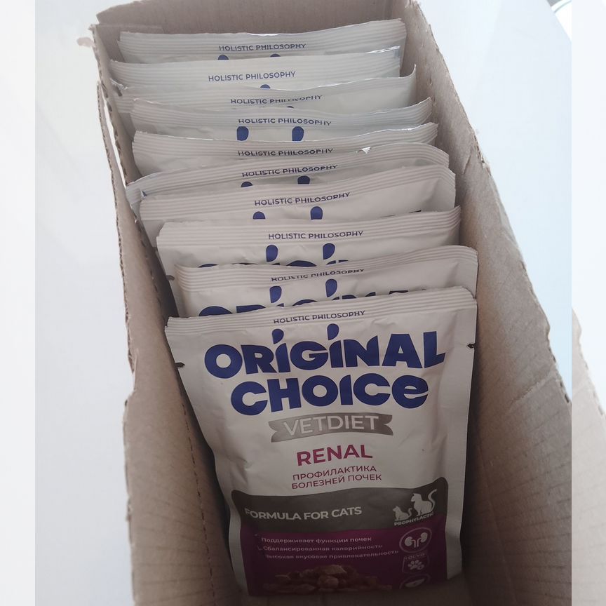 Корм для кошек влажный Original choice renal