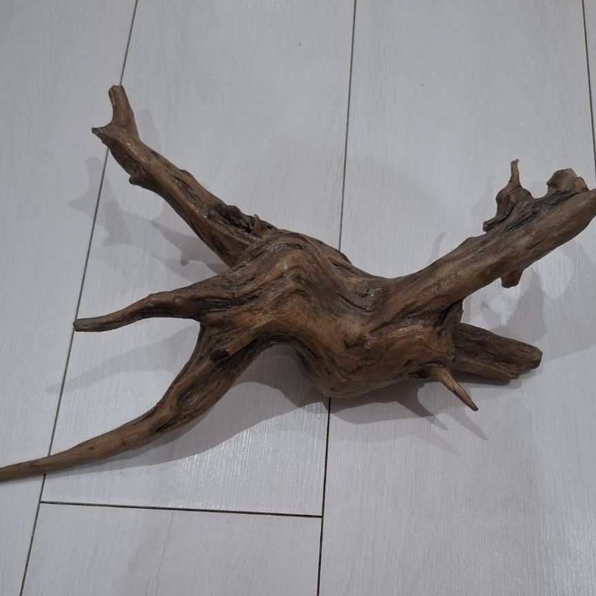 Коряга в аквариум натуральная