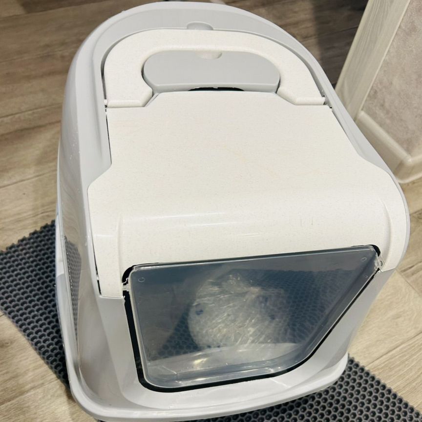 Кошачий лоток закрытый