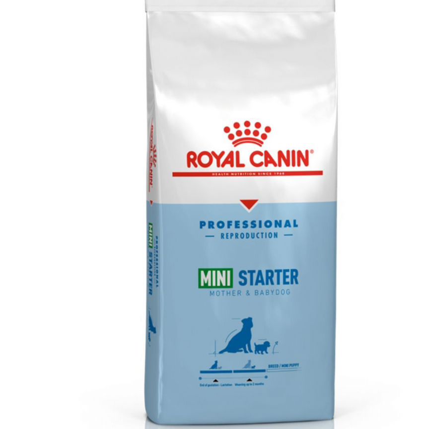 Корм для собак royal canin mini starter 8 кг