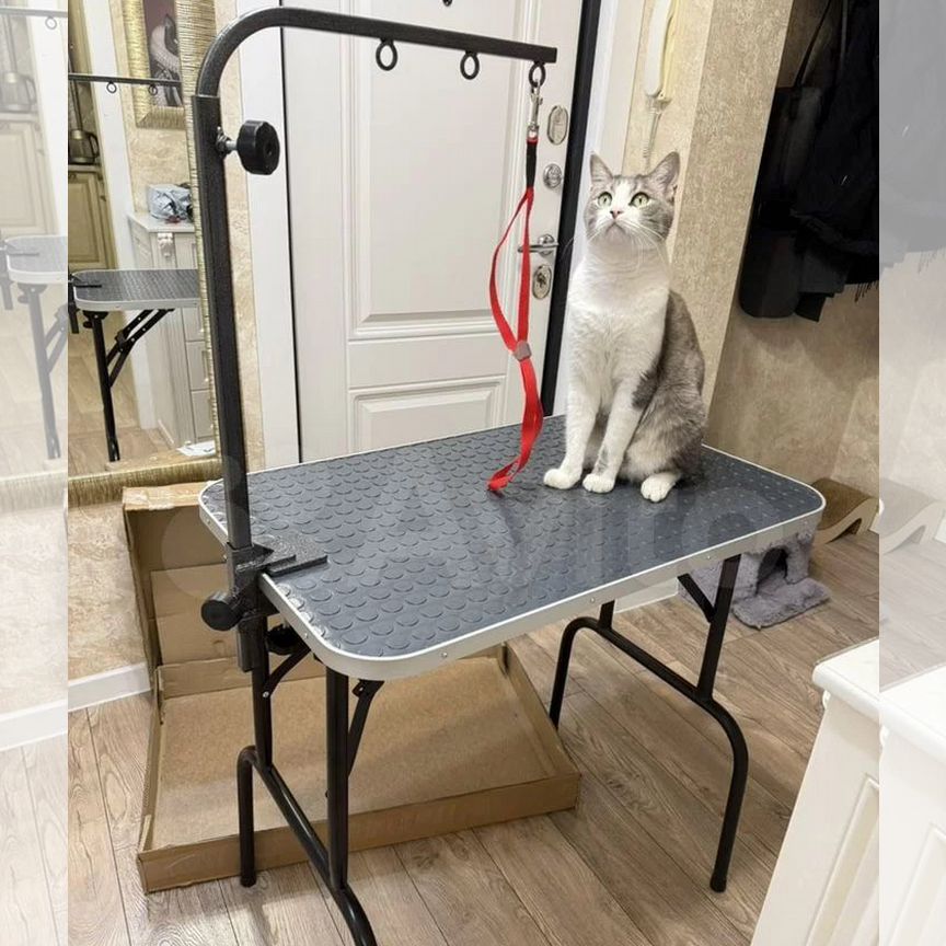 Стол для груминга складной 80х50 см