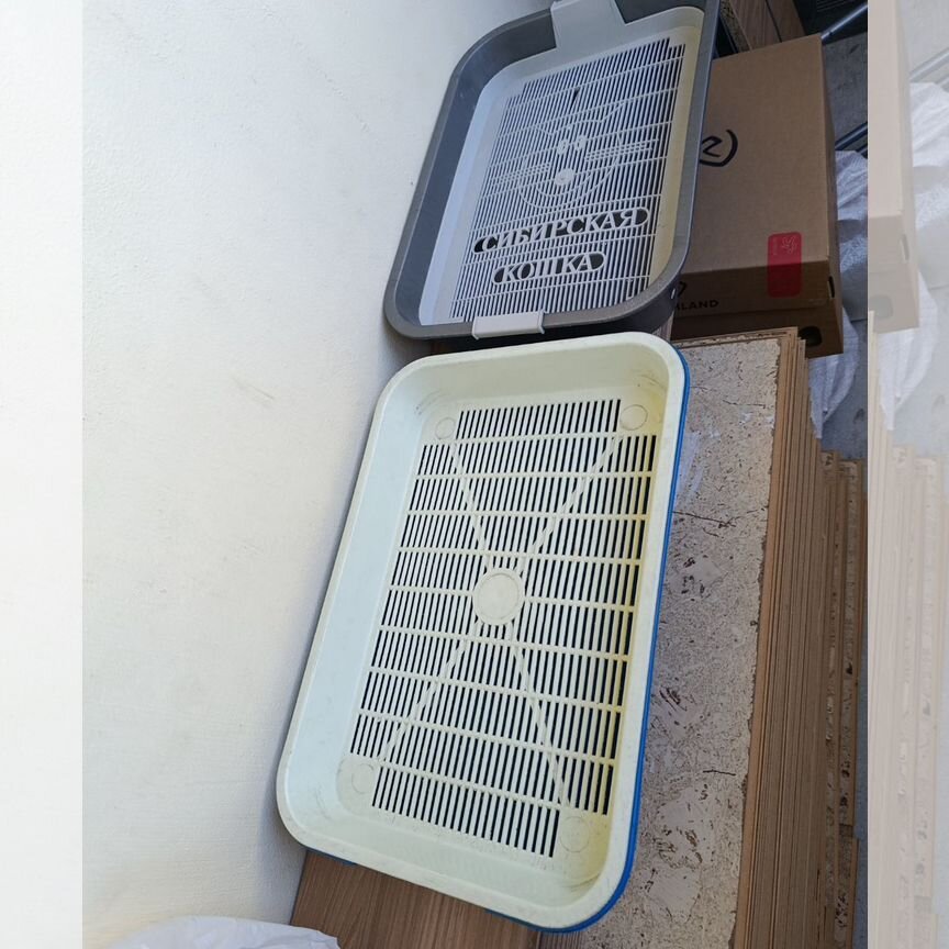 2 лотка для кошек цена за все