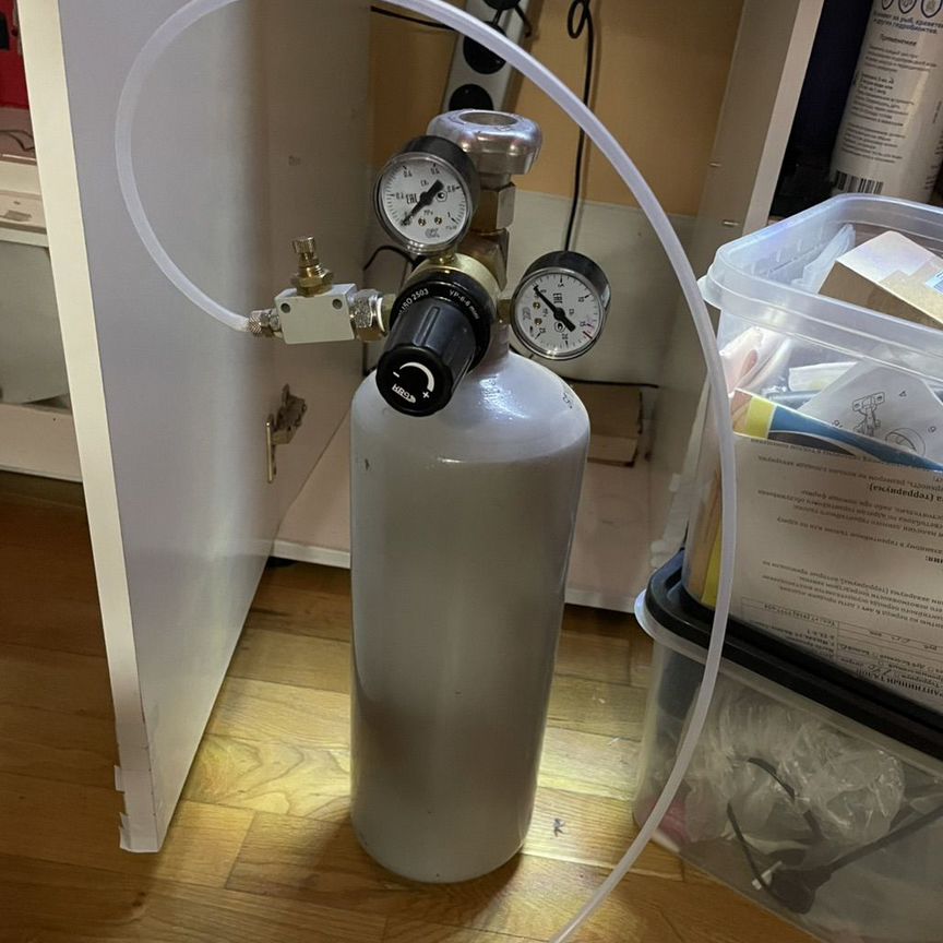 Система подачи CO2/цо2 для аквариума