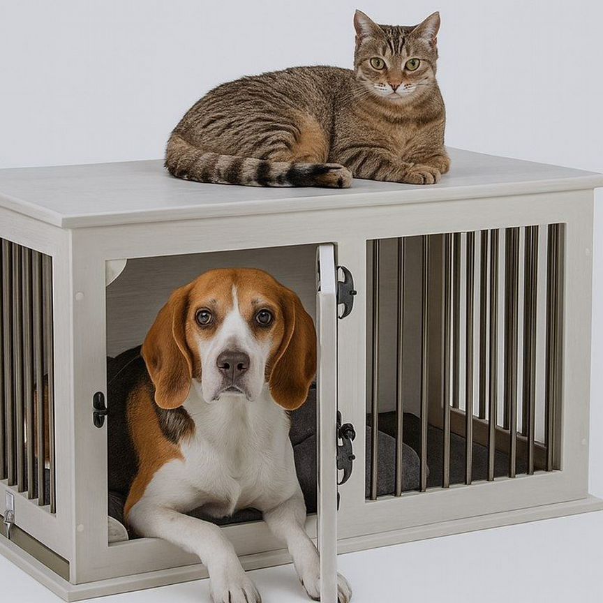 Клетка для собак в интерьер дома