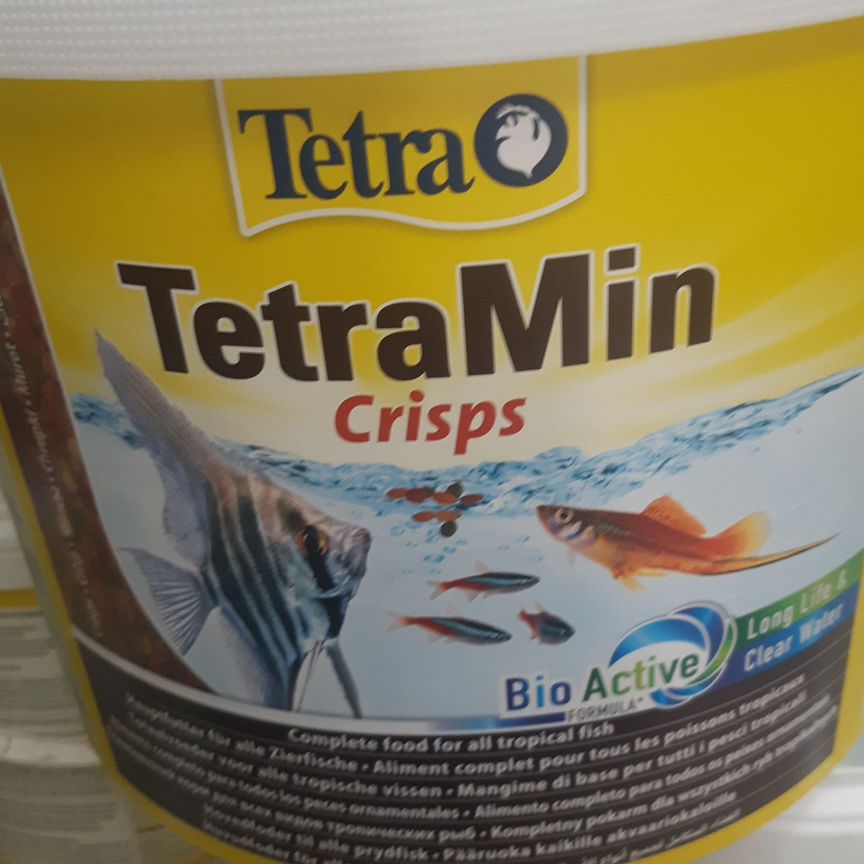 Корм для рыб ведро 2кг Tetra Crisps корм чипсами