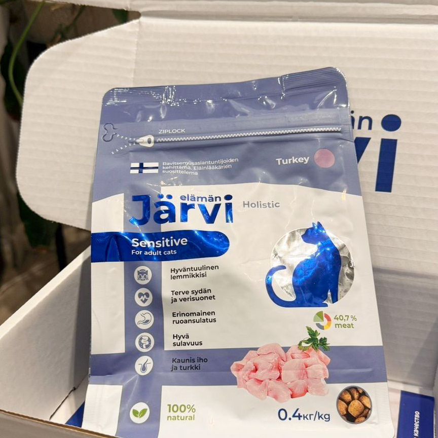 Корм jarvi доя взрослых кошек