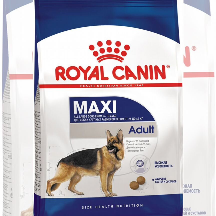 Корм для крупных собак Royal Canin Maxi 15 кг