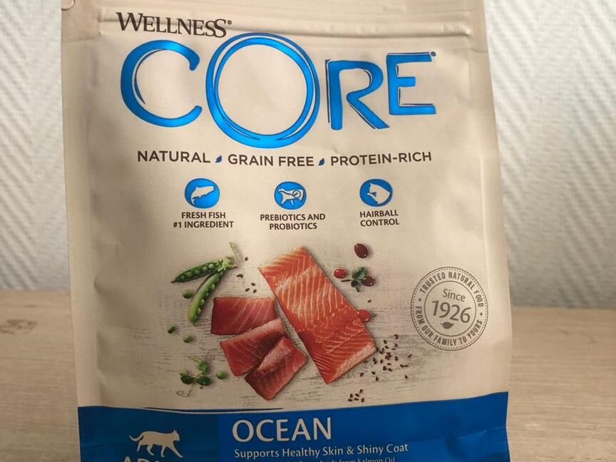 Сухой корм core Лосось с тунцом для кошек 300 г