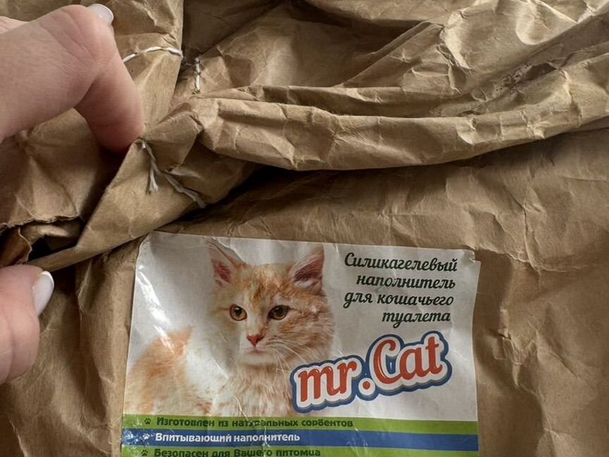 Силикагелевый наполнитель 5 кг mr. Cat