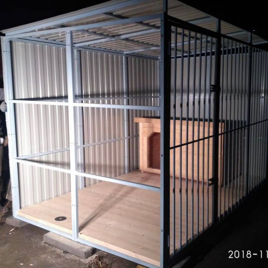 Уличный вольер для собак