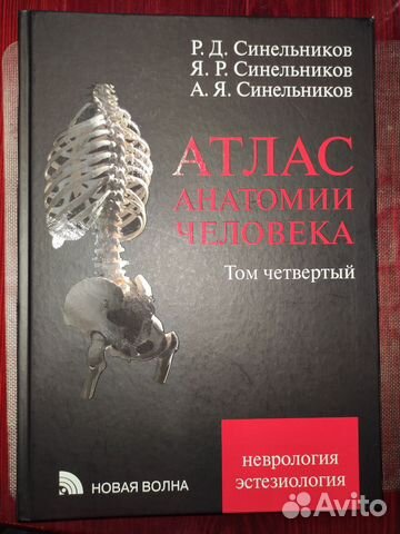 Атлас анатомии Синельникова 2016 года том 4 (соответствует... купить в ...