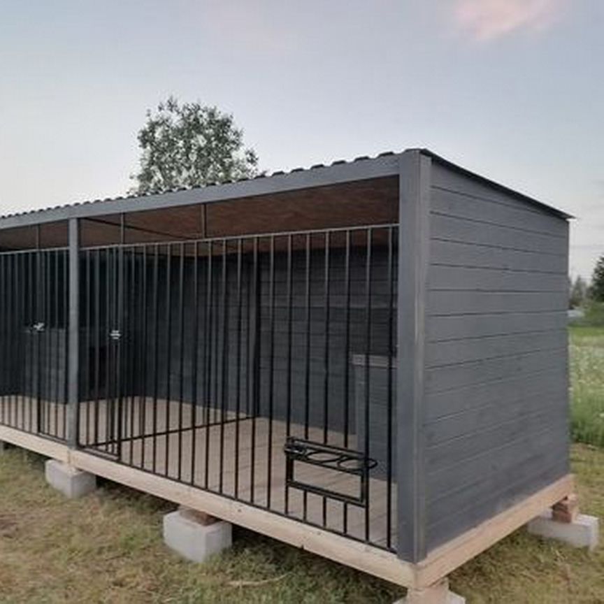 Вольер для собак уличный готовый утепленный
