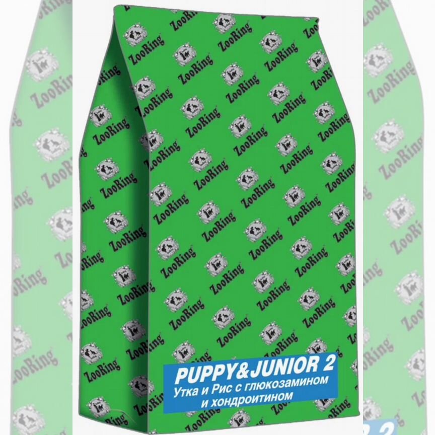 Zooring puppy junior 2 мешок 19 кг