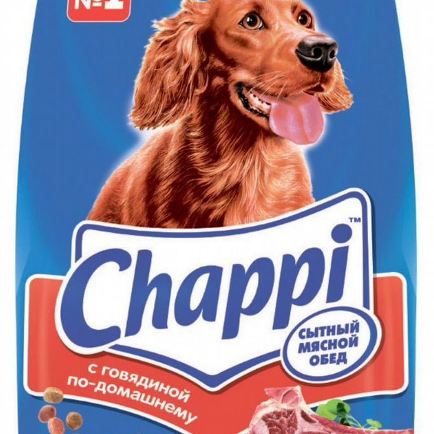 Корм для собак chappi 15 кг мясное изобилие