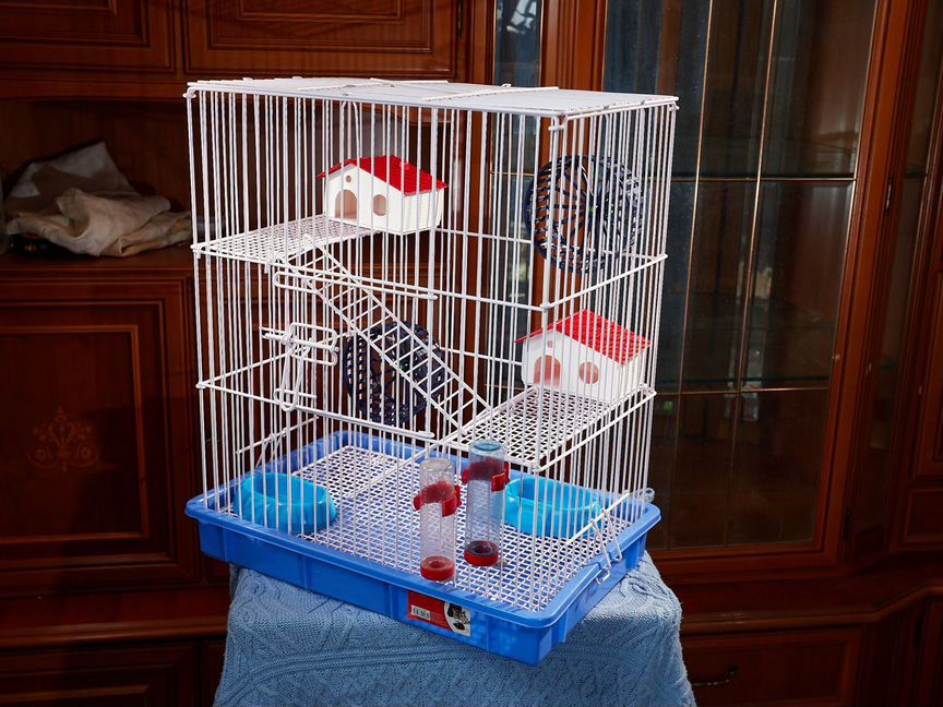 3-х этажная клетка для шиншиллы, дегу, крысы