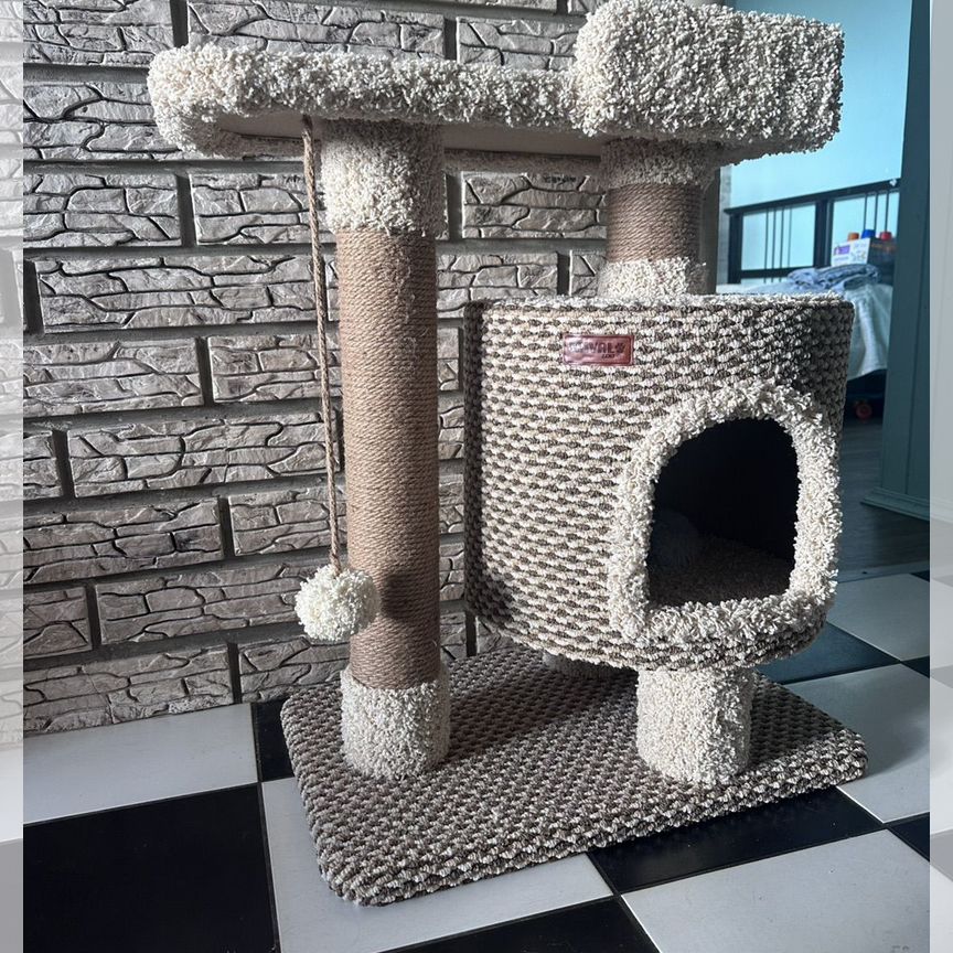 Когтеточка дом для кошки