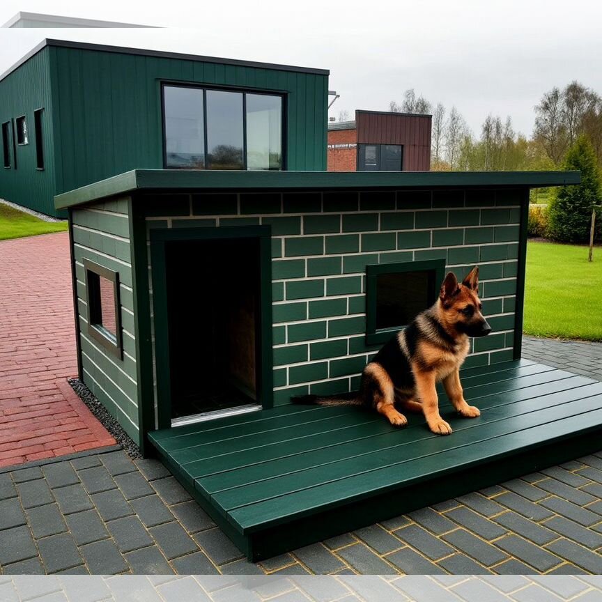 Будка для собаки утепленная