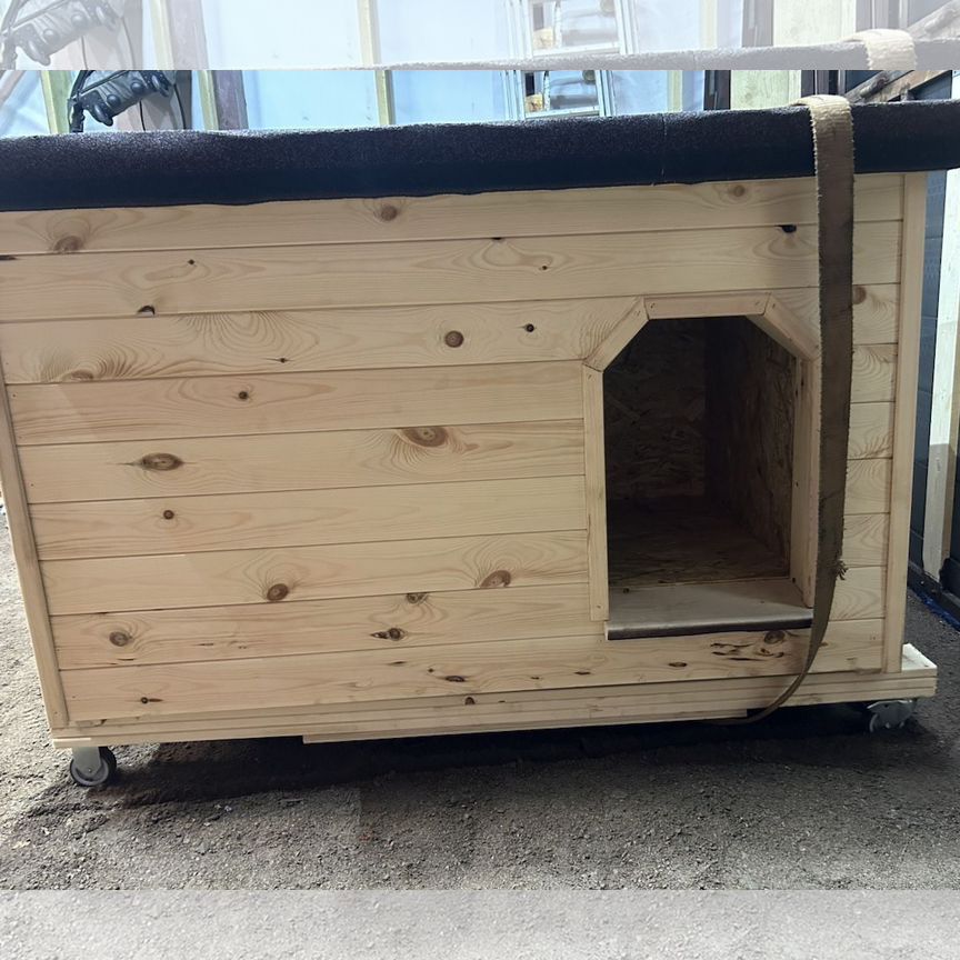 Будка для собаки утепленная