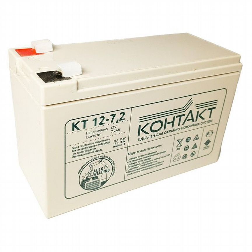 Аккумулятор кт 12V-7.2Ah