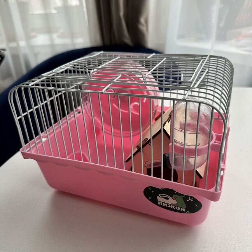 Клетка для грызунов маленькая пластик 23х17х17