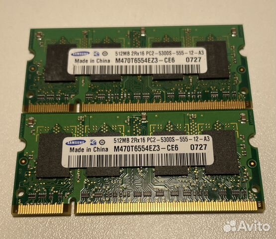 Оперативная память Ddr2 1ггб 512мб Sodimm купить в Санкт Петербурге