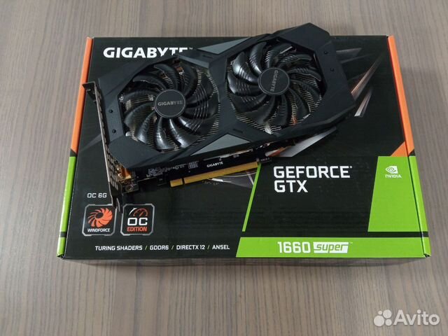 GTX 1660 Super Gigabyte (В коробке ) купить в Москве | Электроника | Авито
