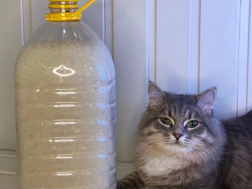 Силикагель наполнитель для кошачьего туалета