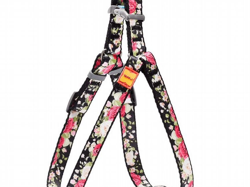 Tappi амуниция шлейка "Палмер", с рисунком "Цветы"