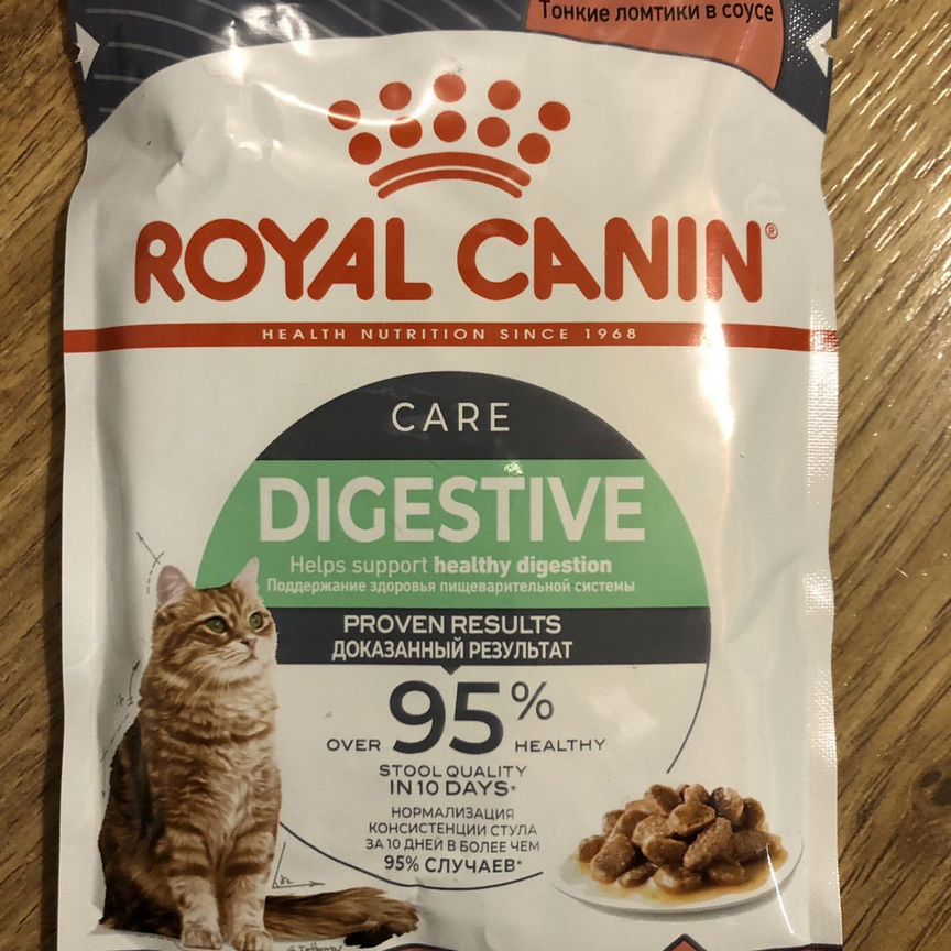 Корм для кошек royal canin digestive соус