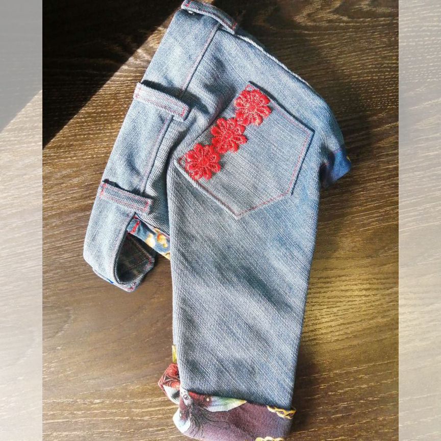 Джинсы для собачки