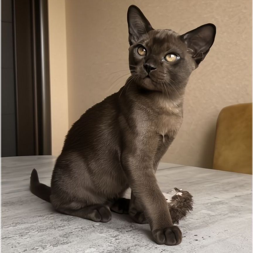 Европейский бурманский котёнок