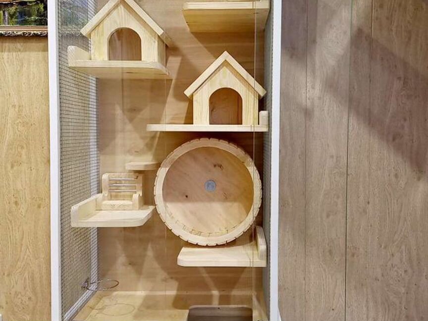 Клетка, витрина для шиншилл, дегу, белки, хорька и