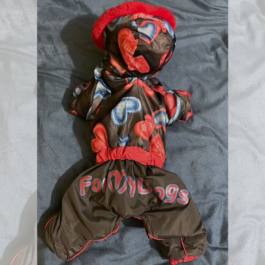 Зимний комбинезон для собак мелких пород